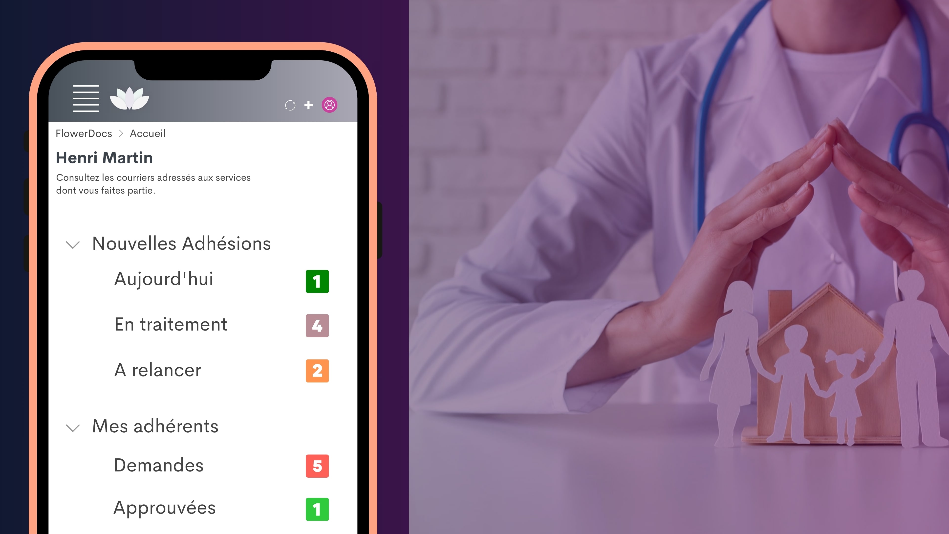 Mutuelles : Comment FlowerDocs simplifie la gestion des dossiers Adhérents